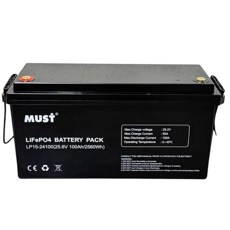 Акумулятор MUST LiFePO4 LP1500-24100 24V 100Ah ᐈ купити за 21 950 грн в ...